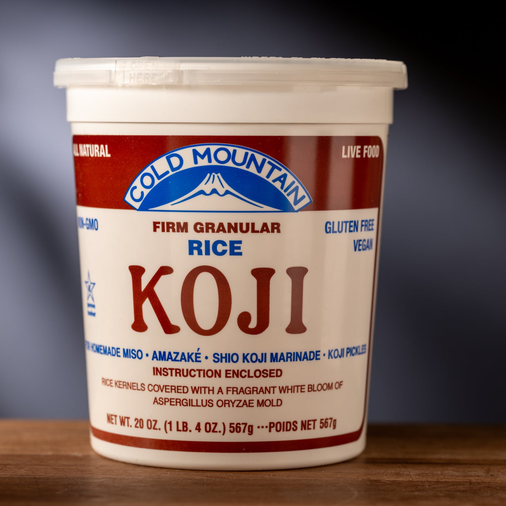 Cold Mountain Dry White Rice Koji | Firm Granular Rice - 20 oz ...