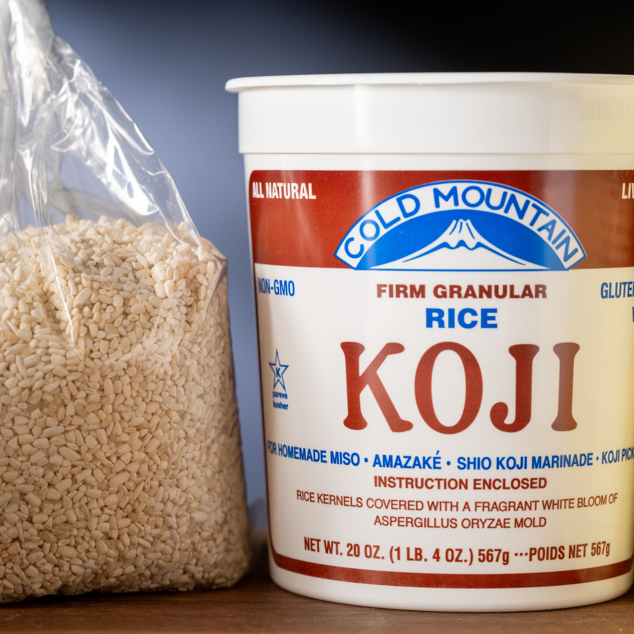Cold Mountain Dry White Rice Koji | Firm Granular Rice - 20 oz ...