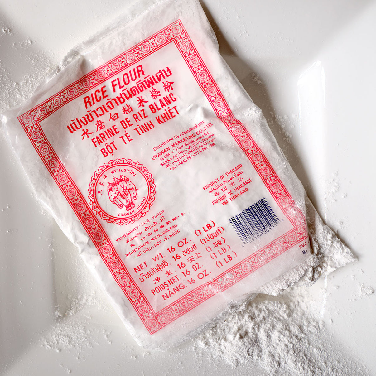 Erawan Brand Thai White Rice Flour - 1 lb. | Chef Shop – ChefShop.Com