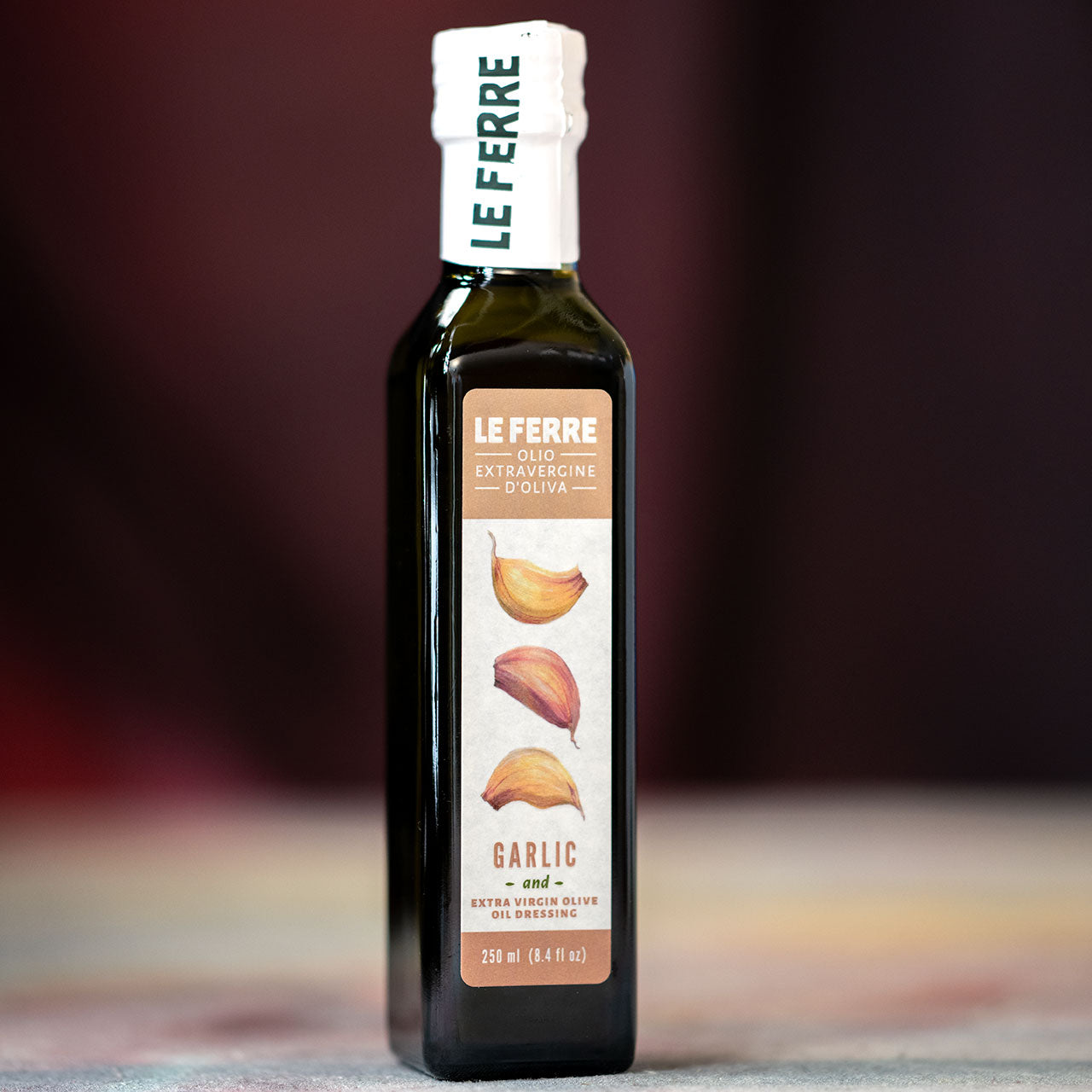 Le Ferre Garlic Infused Olive Oil - 250 ml | Chef Shop – ChefShop.Com