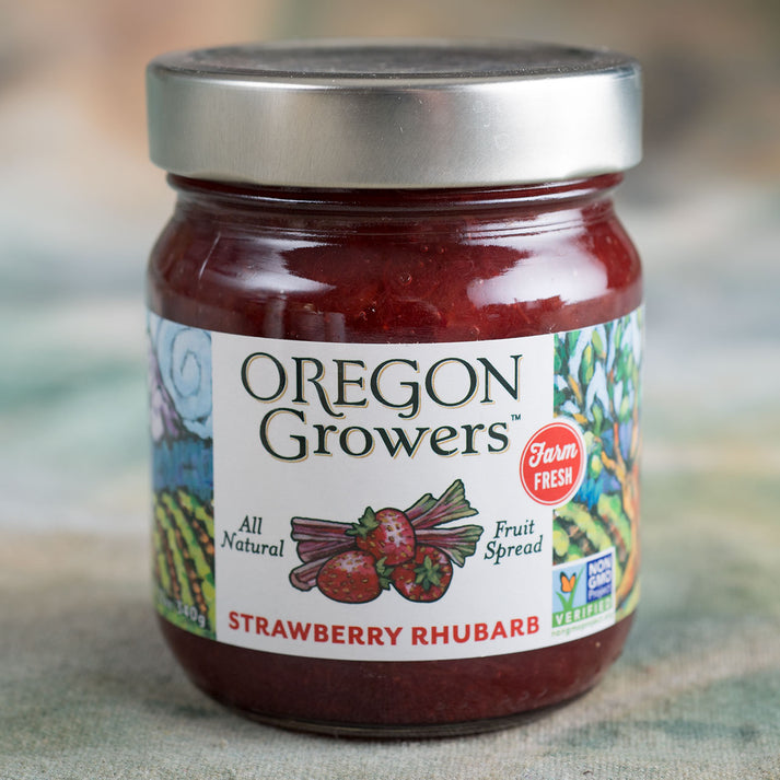 Oregon Growers Strawberry Rhubarb Jam from ChefShop.com – ChefShop.Com